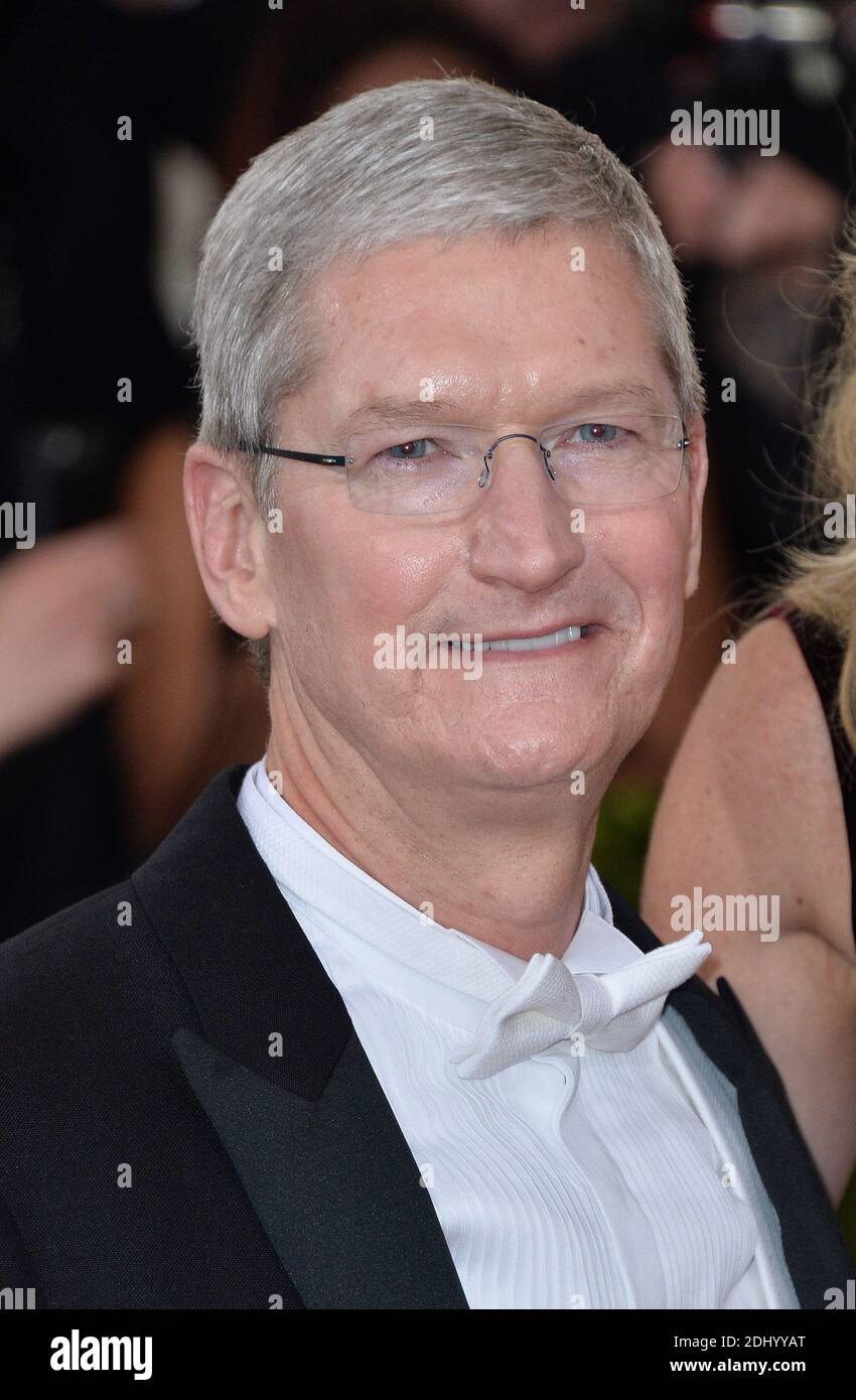 Tim Cook attends the Manus x Machina: Fashion in an Age of Technology ...