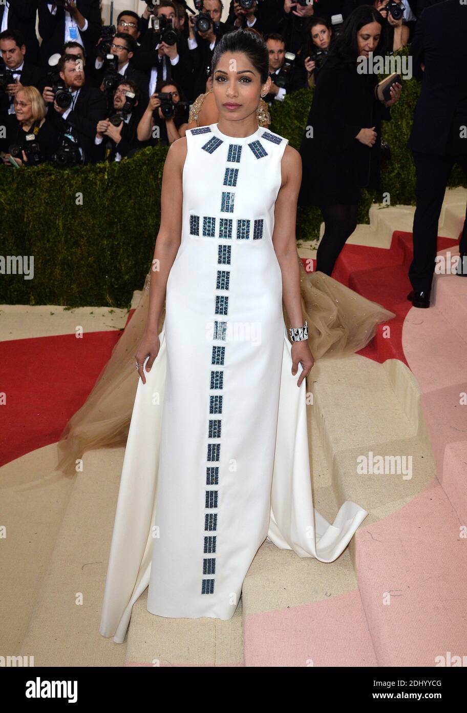 Freida Pinto attends the Manus x Machina: Fashion in an Age of ...