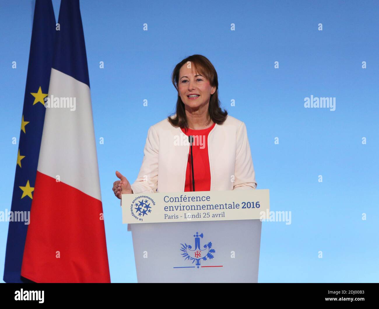 French Minister of Ecology, Sustainable Development and Energy Segolene ...
