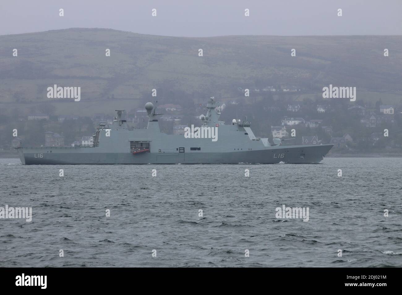 HDMS Absalon (L16), an Absalon-class command and support ship of the ...