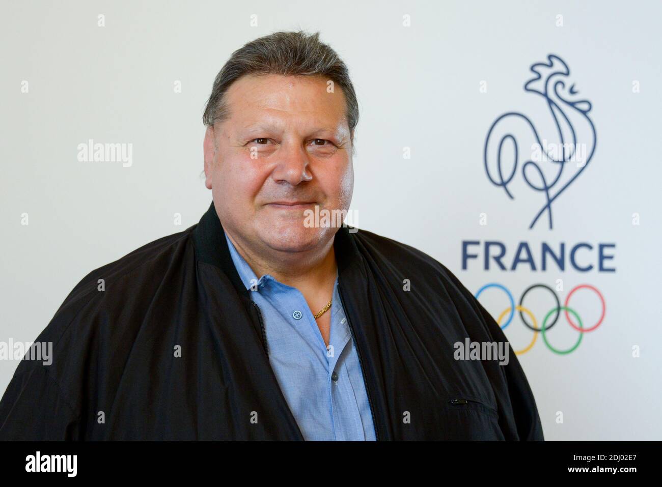 Judo former Olympic champion and 1984 French Flag holder in Opening ...