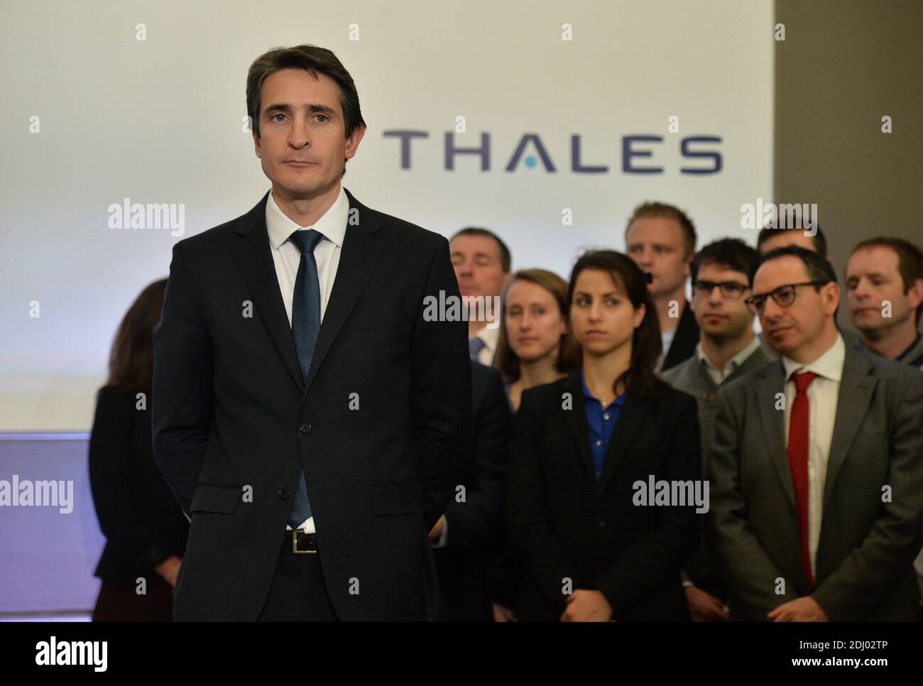 Thales Communications & Security CEO Patrice Caine during French ...