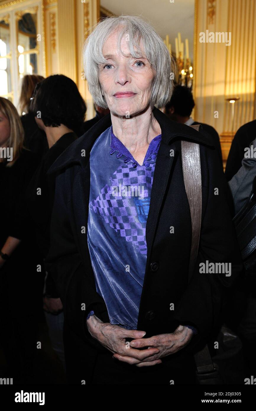 Edith Scob attending the ceremony held to honour the french movies ...