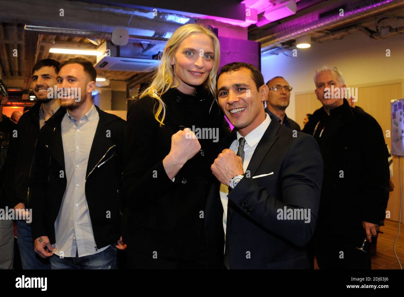 Sarah Marshall, Brahim Asloum assistent a la soirée d'ouverture du CMG ...