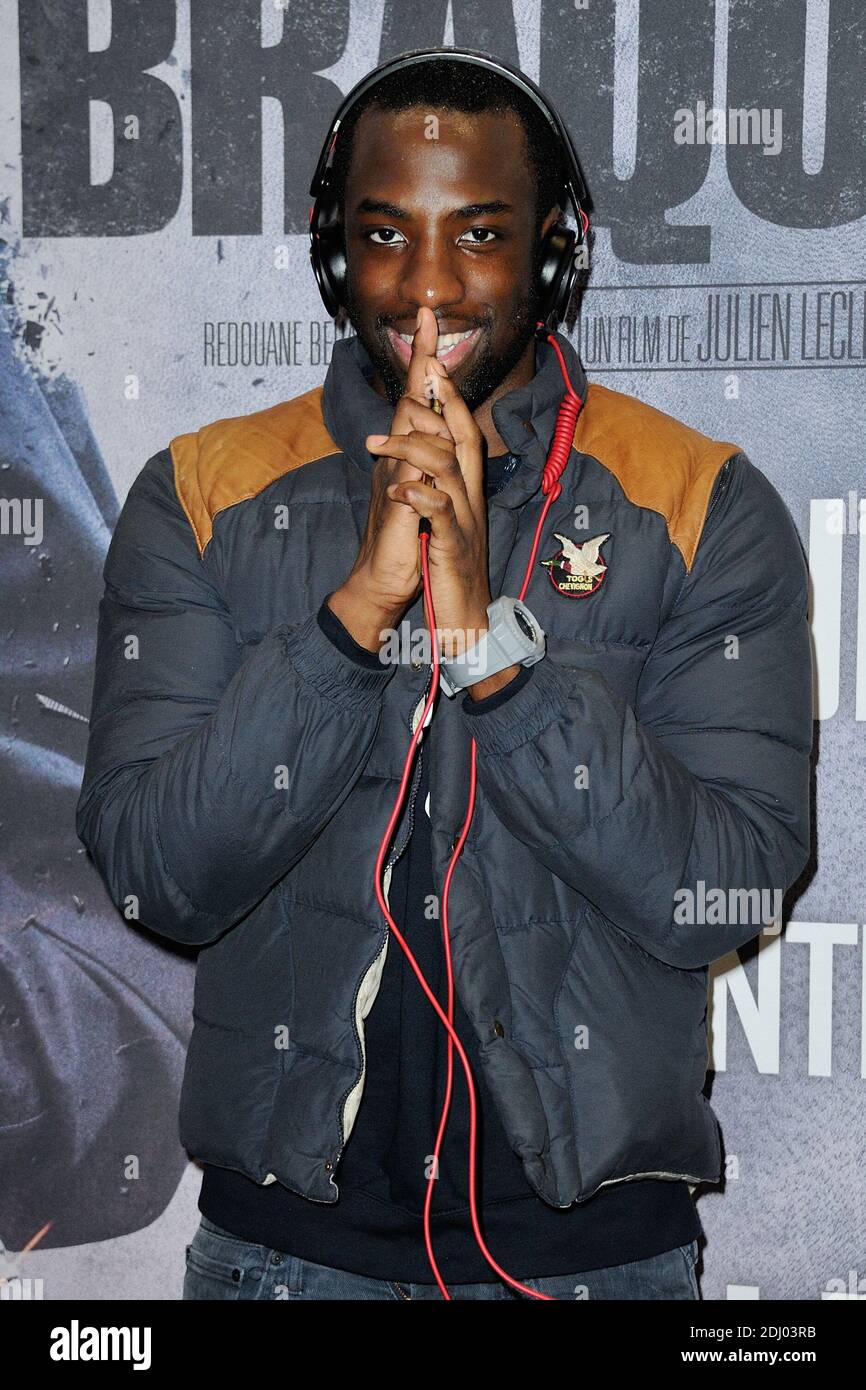 Paul Kabesa assiste a la Premiere du film 'Braqueurs' a l'UGC Cine Cite ...