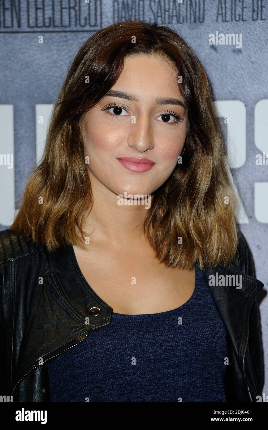 Mel ComX assiste a la Premiere du film 'Braqueurs' a l'UGC Cine Cite ...