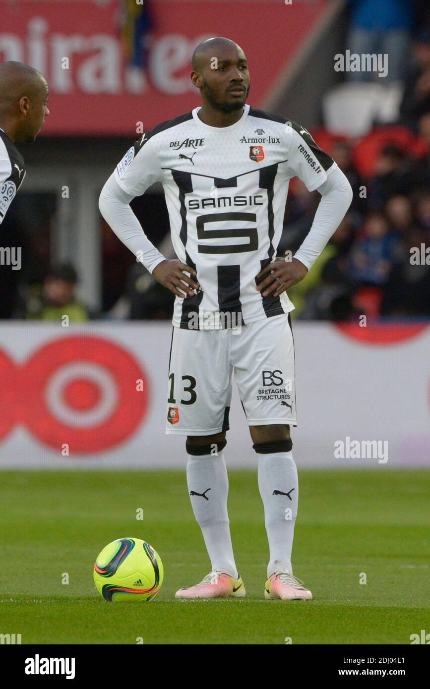 Rennes's Giovanni Sio during the French First League soccer match ...