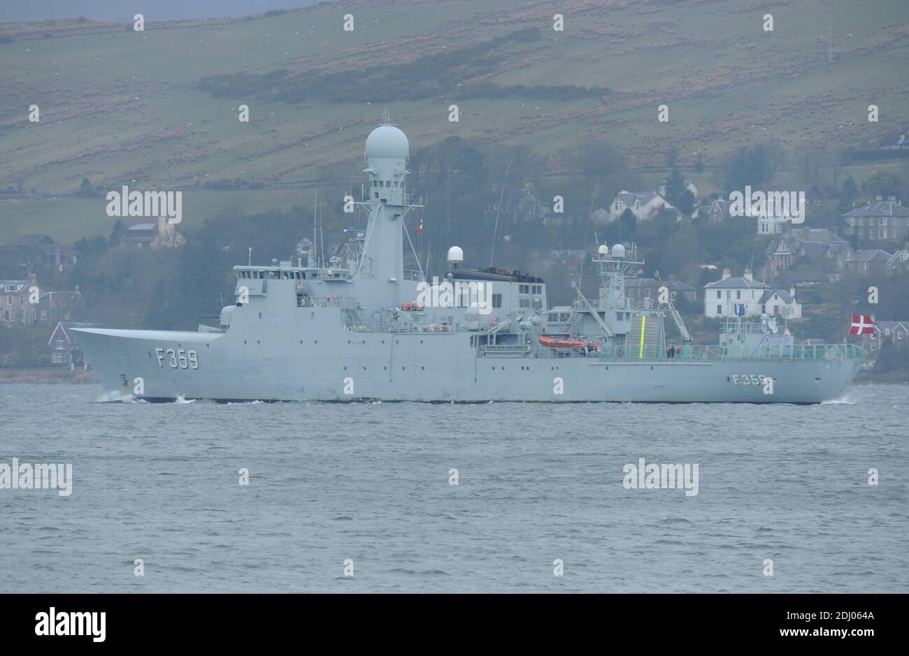 HDMS Vædderen (F359), a Thetis-class frigate operated by the Royal ...