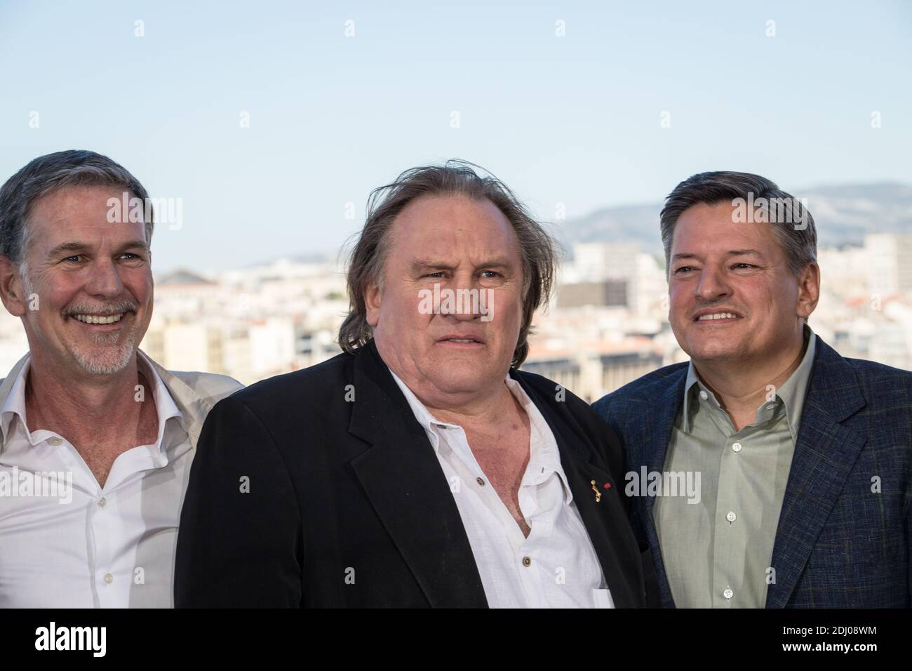Reed Hastings Netflix co-founder, Gerard Depardieu, Ted sarandos ...