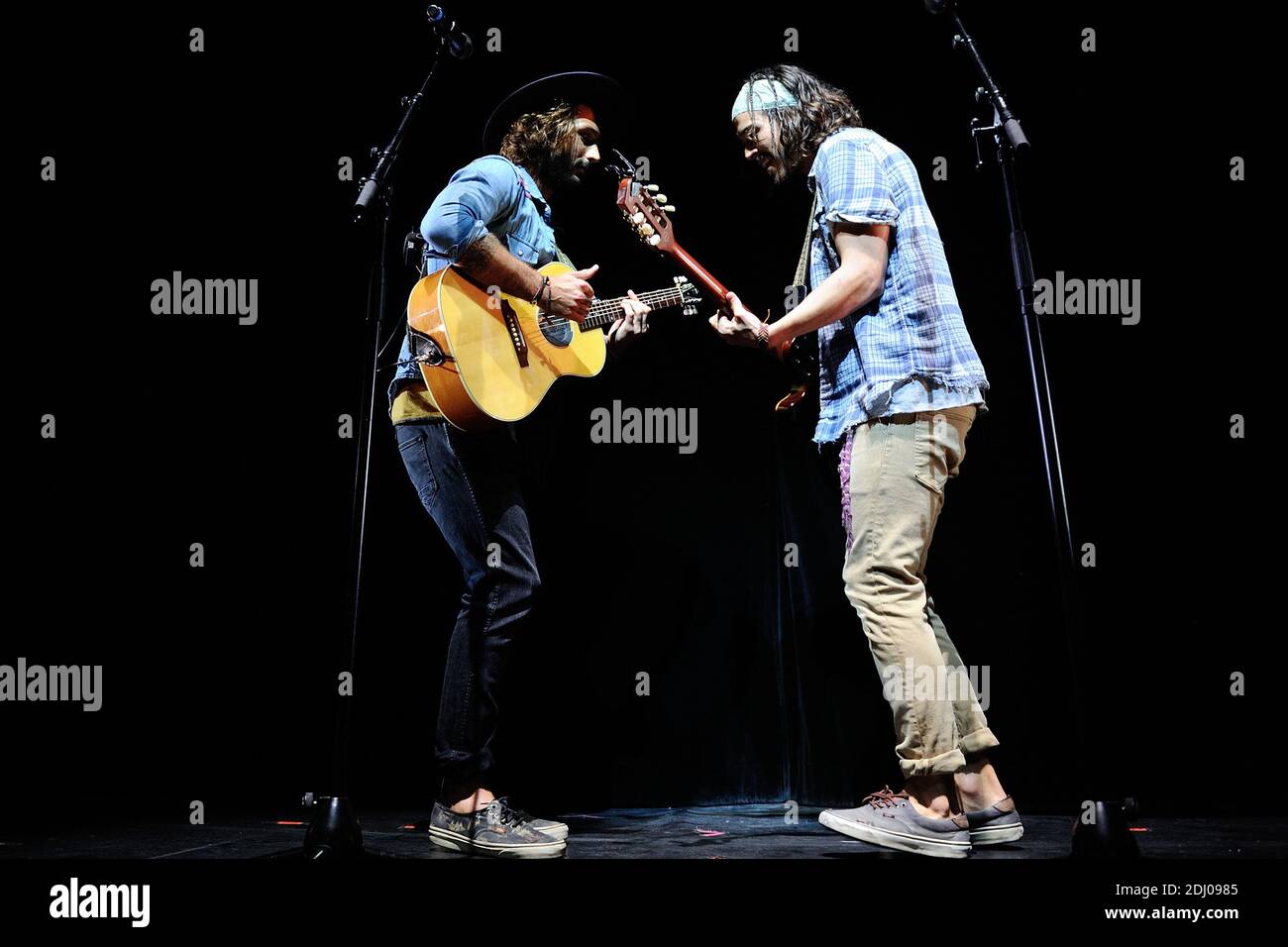 Les Frero Delavega (Jeremy Frerot et Florian Delavega) lors du concert ...