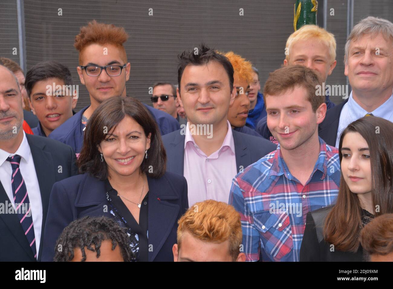 Anne Hidalgo, Maire de Paris, inaugure l'Allee Charles Brennus a Paris ...