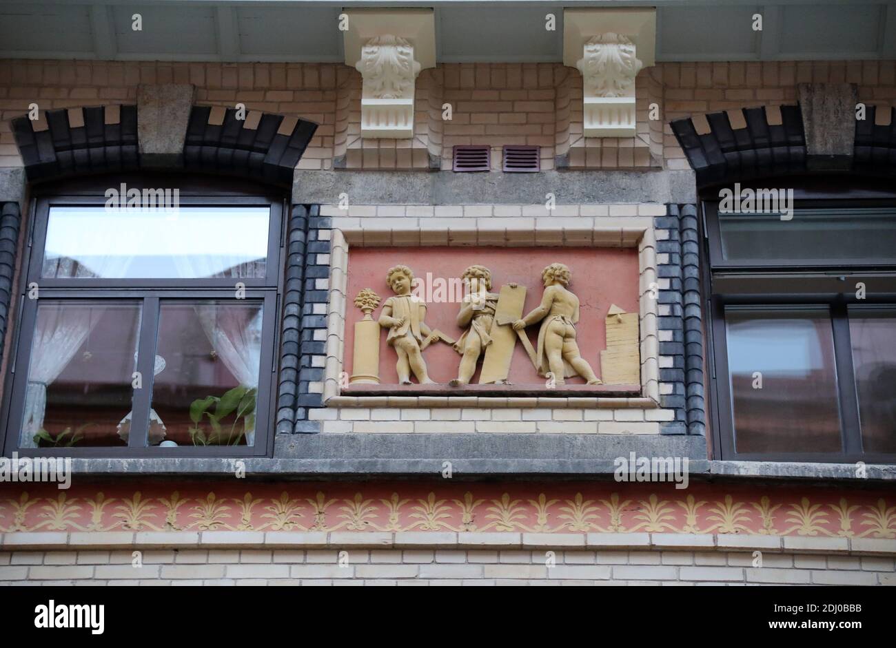 Building relief in Gothenburg Stock Photo - Alamy