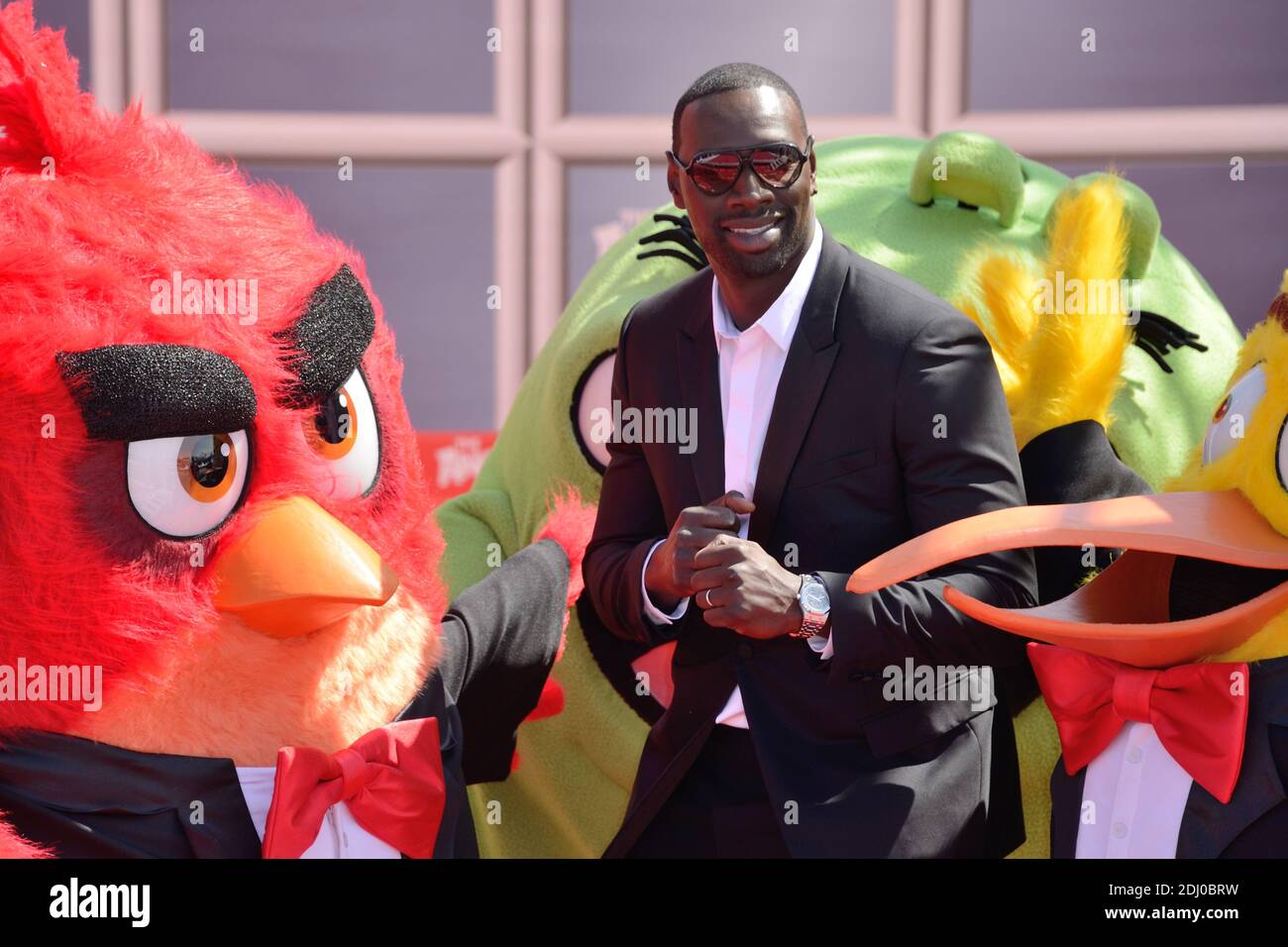 Omar Sy attending 'The Angry Birds Movie' Photocall at the Majestic ...