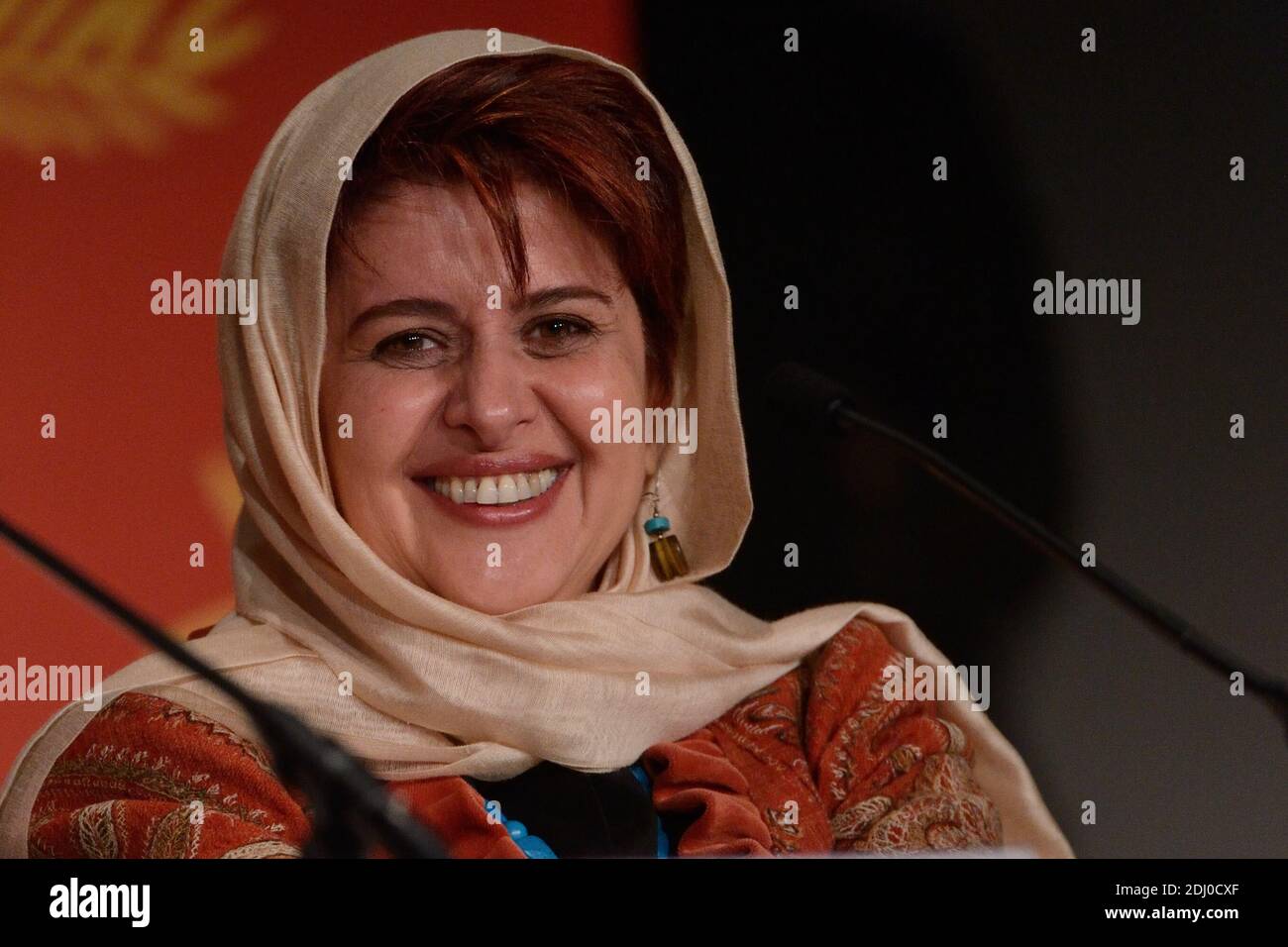 Katayoon Shahabi attending the Jury Press Conference at the Palais Des ...