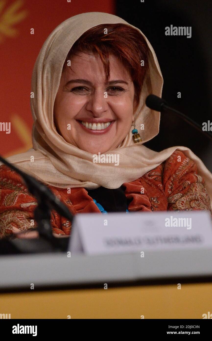 Katayoon Shahabi attending the Jury Press Conference at the Palais Des ...