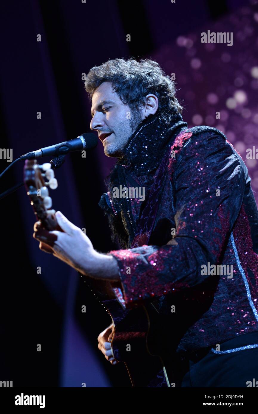 Matthieu Chedid aka M performs at the opening ceremony of the 69th ...