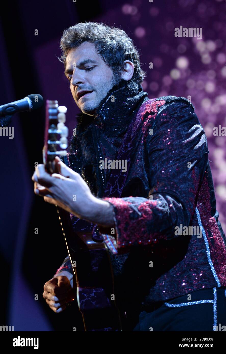 Matthieu Chedid aka M performs at the opening ceremony of the 69th ...