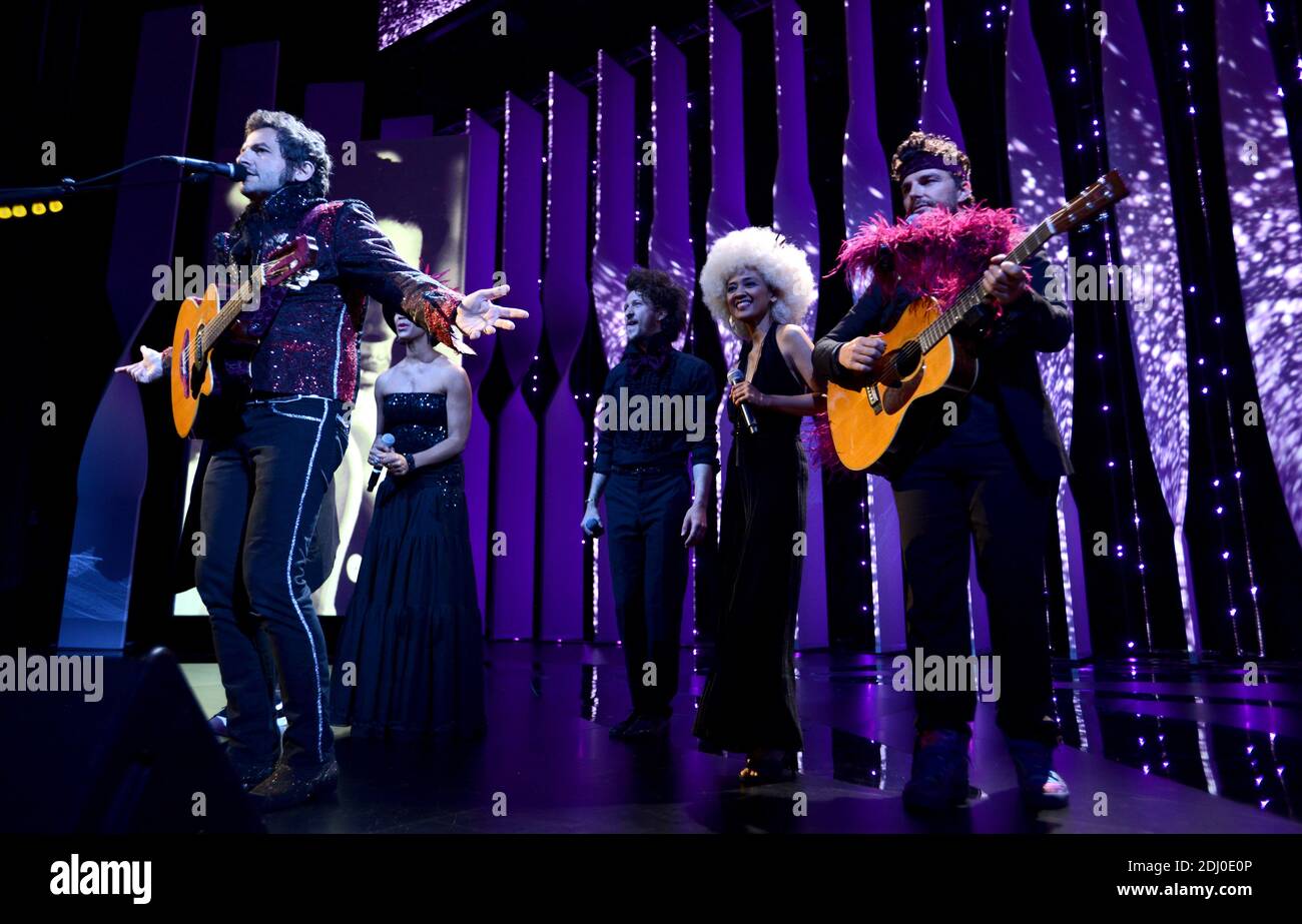 Matthieu Chedid aka M performs at the opening ceremony of the 69th ...