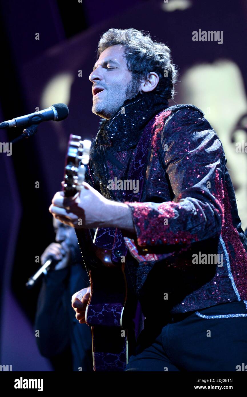 Matthieu Chedid aka M performs at the opening ceremony of the 69th ...