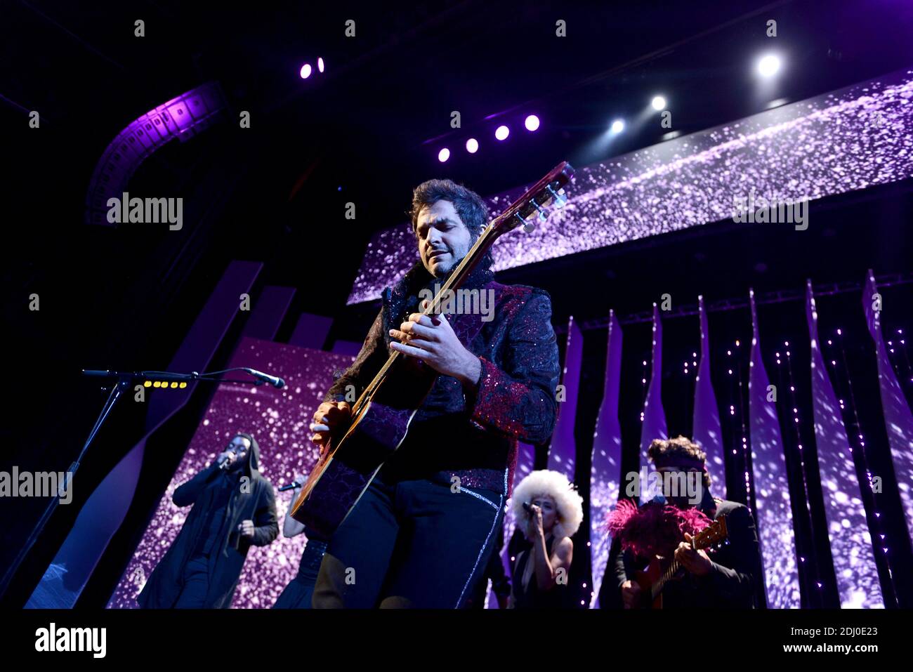Matthieu Chedid aka M performs at the opening ceremony of the 69th ...