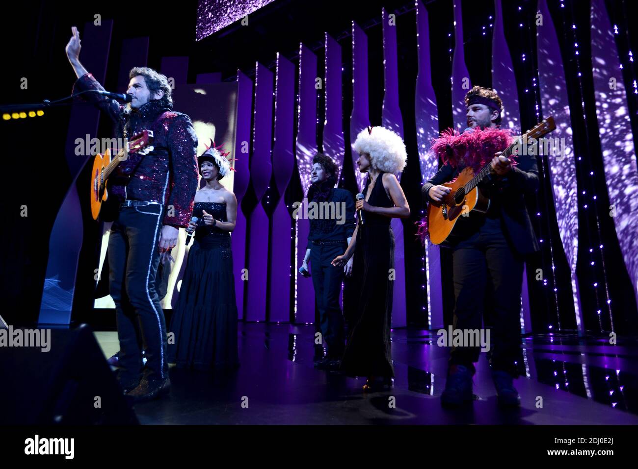 Matthieu Chedid aka M performs at the opening ceremony of the 69th ...