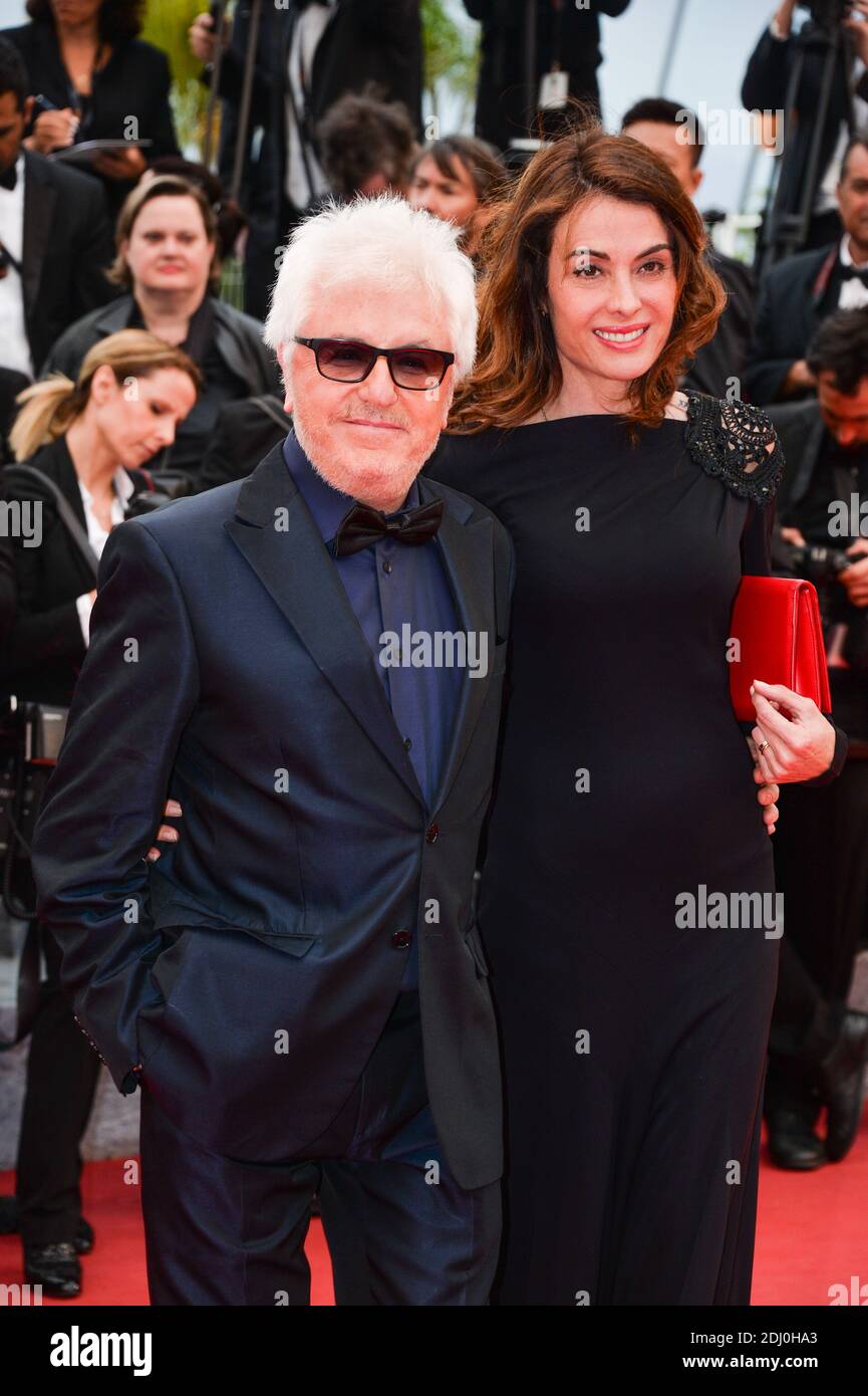 Marc Cerrone and his wife attending the Ma Loute screening at the ...