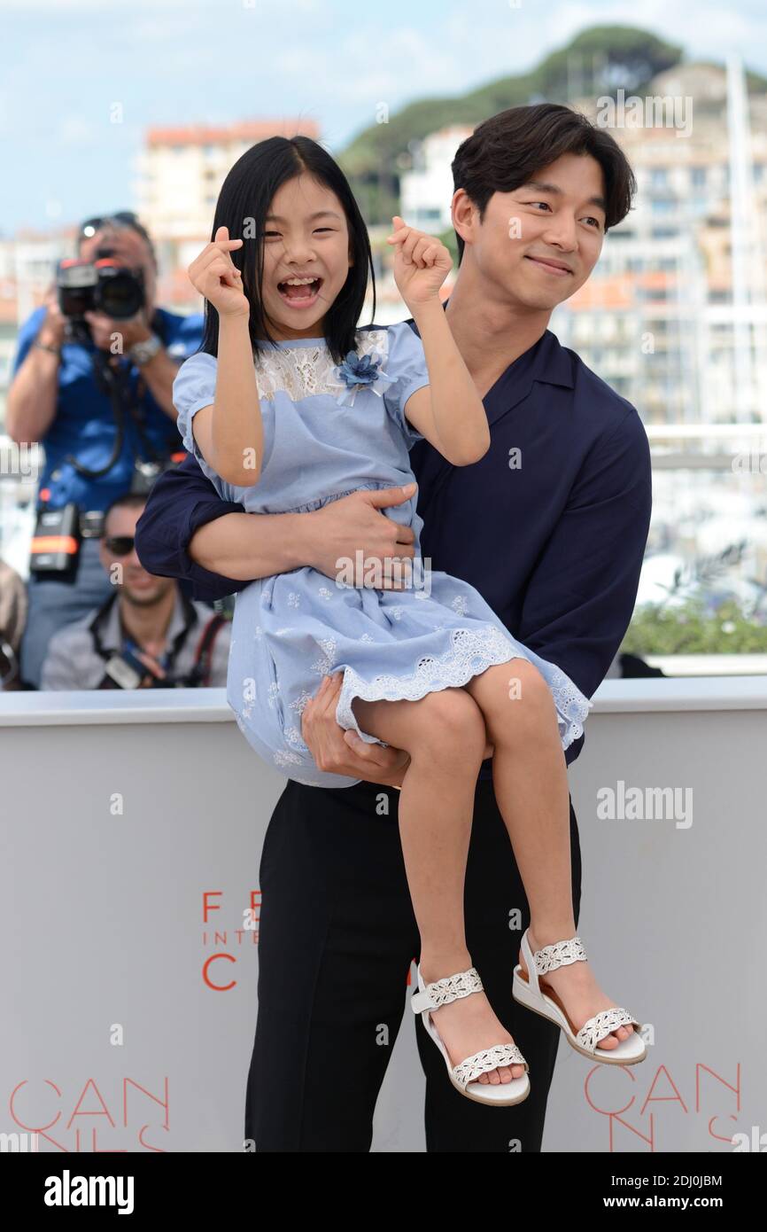 Kim Su-An and Gong Yoo attending the 'Train to Busan' Photocall at the Palais Des Festivals in ...