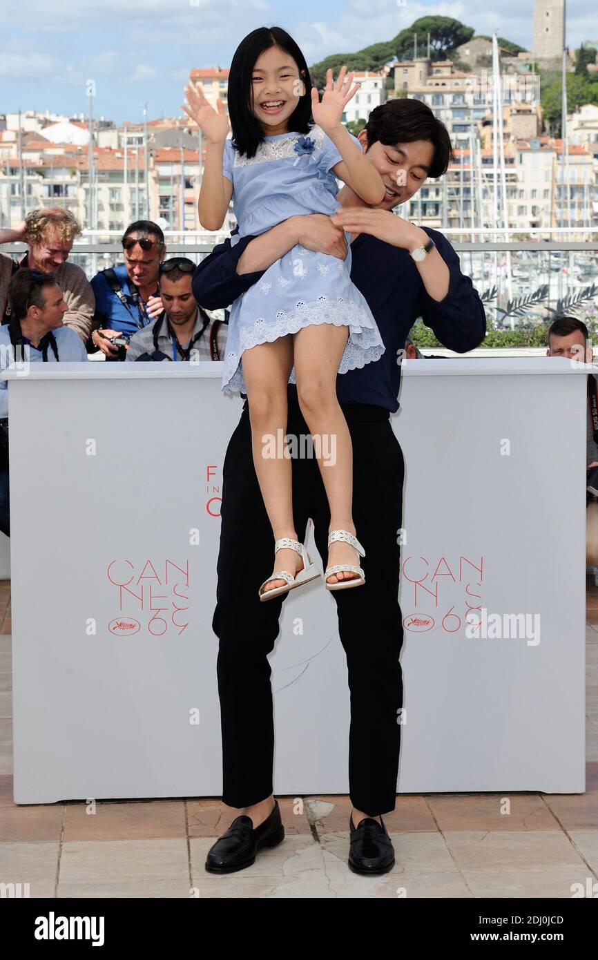 Kim Su-An and Gong Yoo attending the 'Train to Busan' Photocall at the Palais Des Festivals in ...
