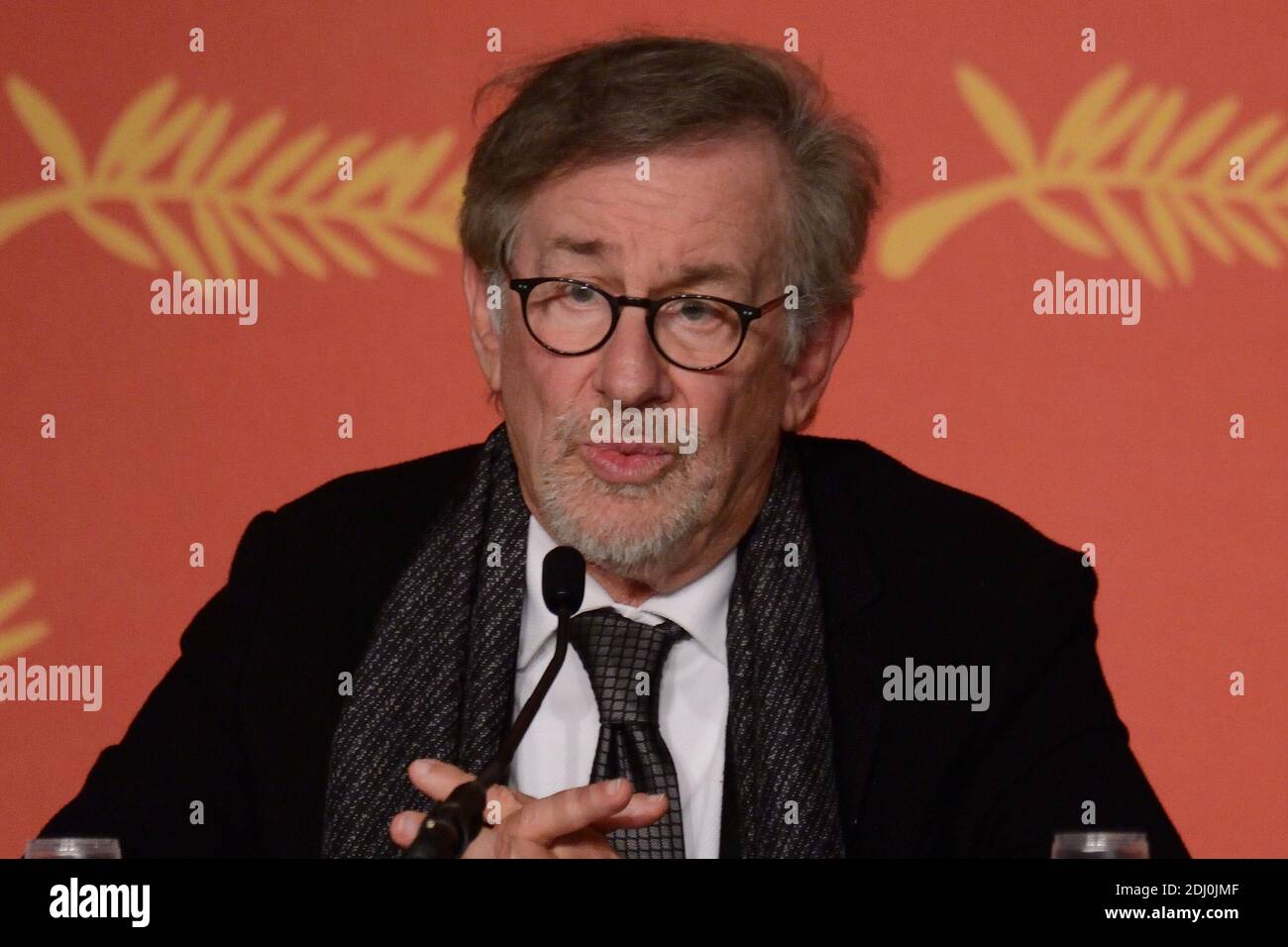 Steven Spielberg attending 'The BFG' Press Conference at the Palais Des ...