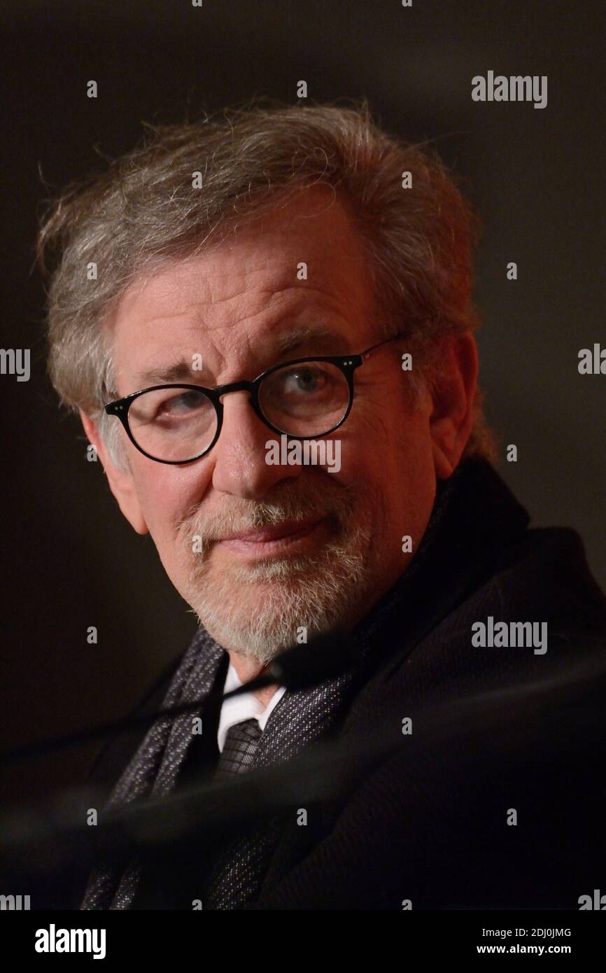 Steven Spielberg attending 'The BFG' Press Conference at the Palais Des ...