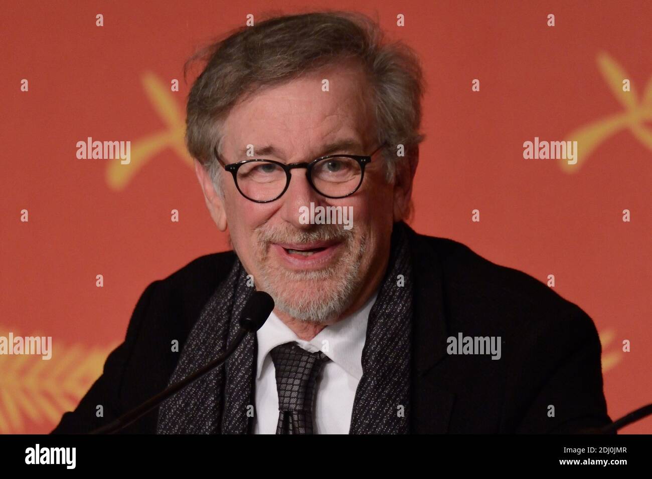 Steven Spielberg attending 'The BFG' Press Conference at the Palais Des ...