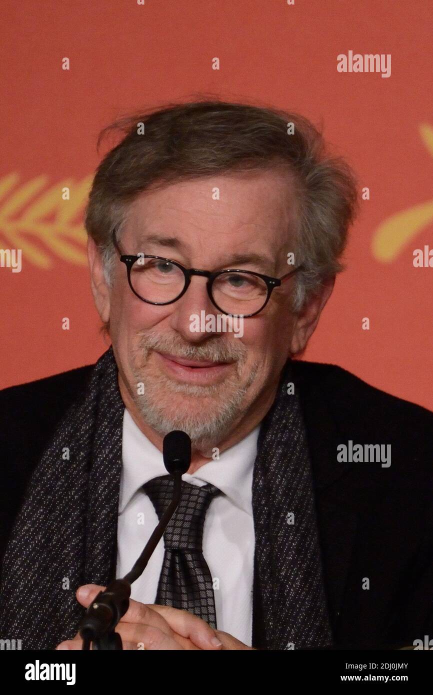 Steven Spielberg attending 'The BFG' Press Conference at the Palais Des ...