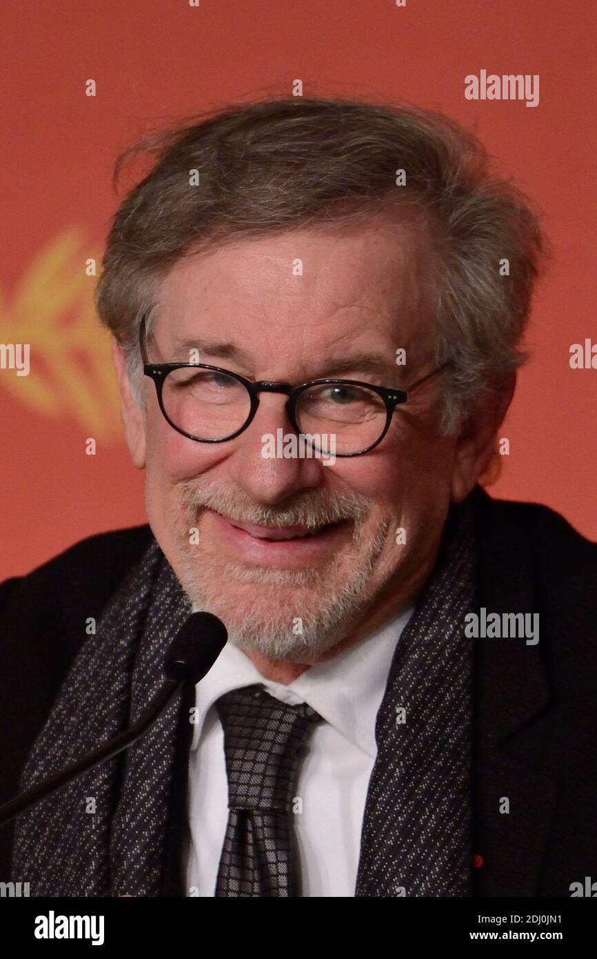 Steven Spielberg attending 'The BFG' Press Conference at the Palais Des ...