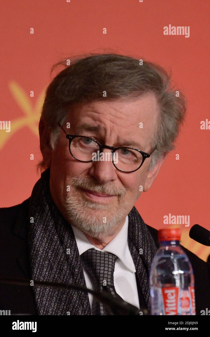 Steven Spielberg attending 'The BFG' Press Conference at the Palais Des ...