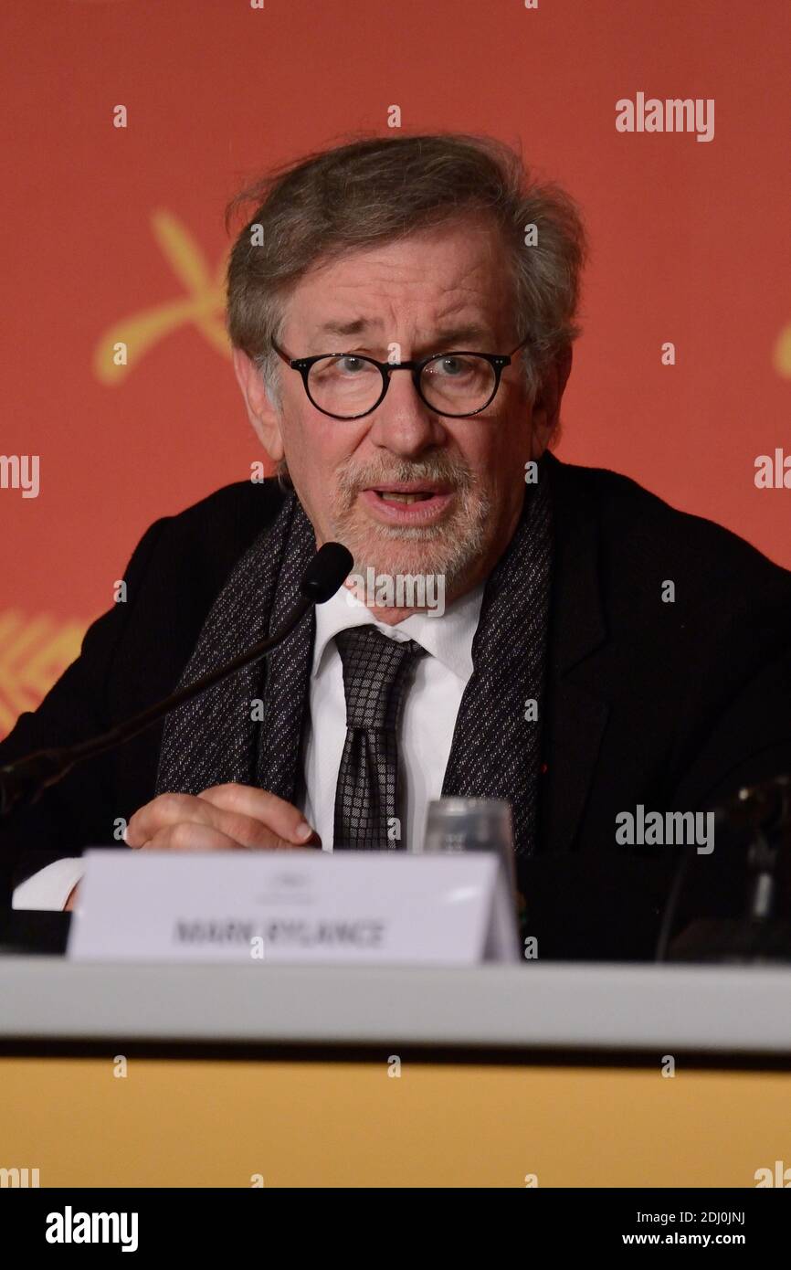 Steven Spielberg attending 'The BFG' Press Conference at the Palais Des ...