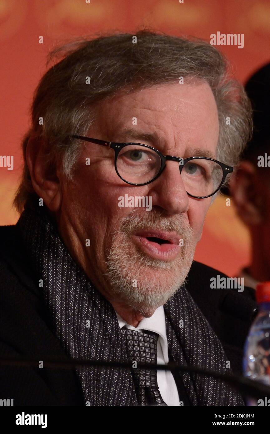 Steven Spielberg attending 'The BFG' Press Conference at the Palais Des ...