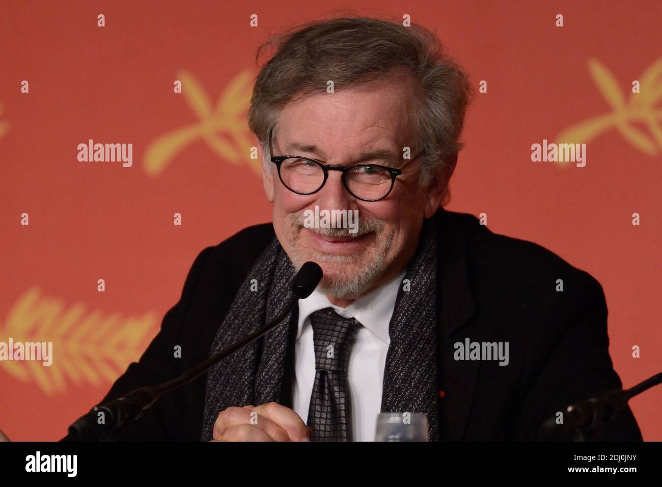 Steven Spielberg attending 'The BFG' Press Conference at the Palais Des ...