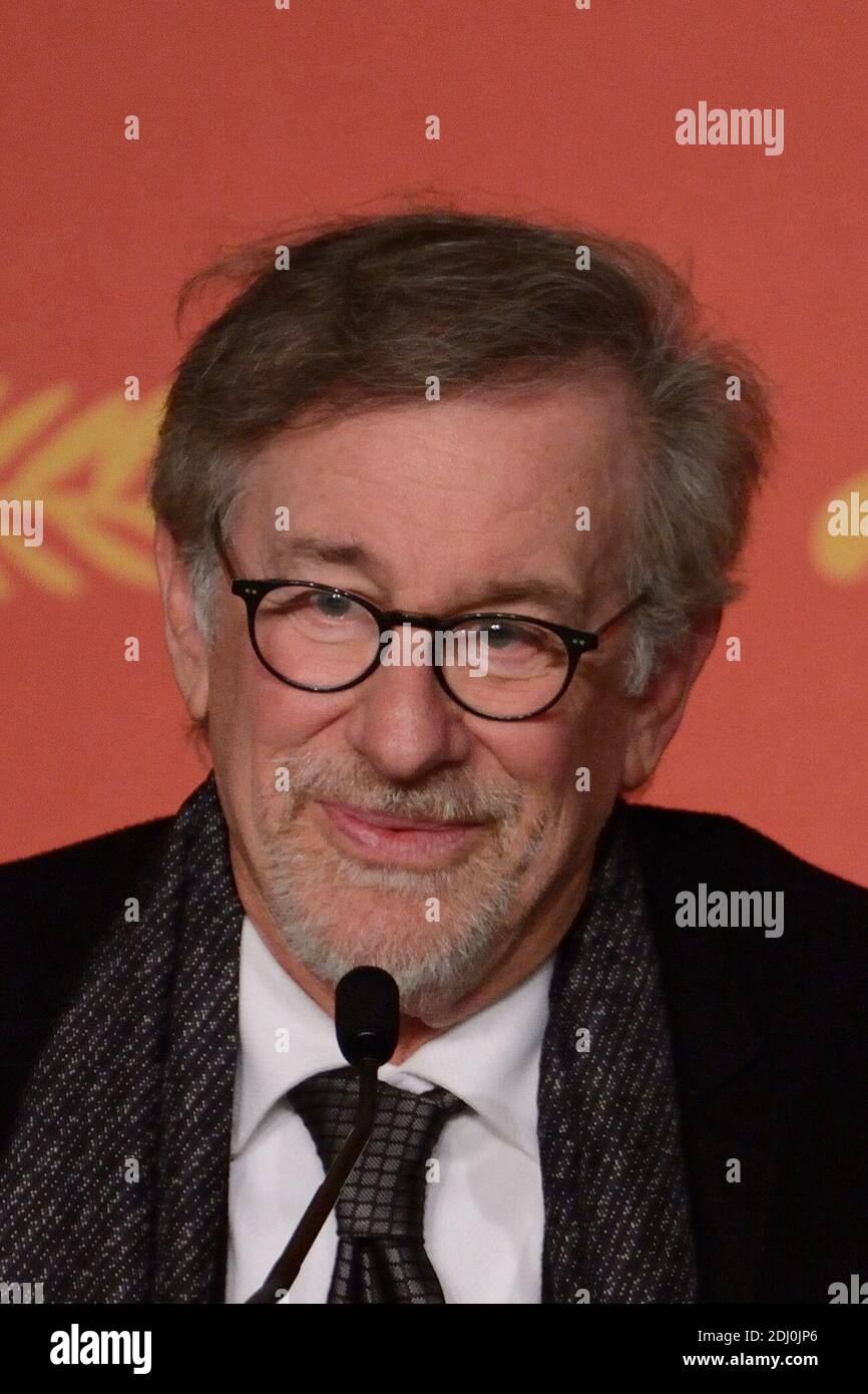 Steven Spielberg attending 'The BFG' Press Conference at the Palais Des ...
