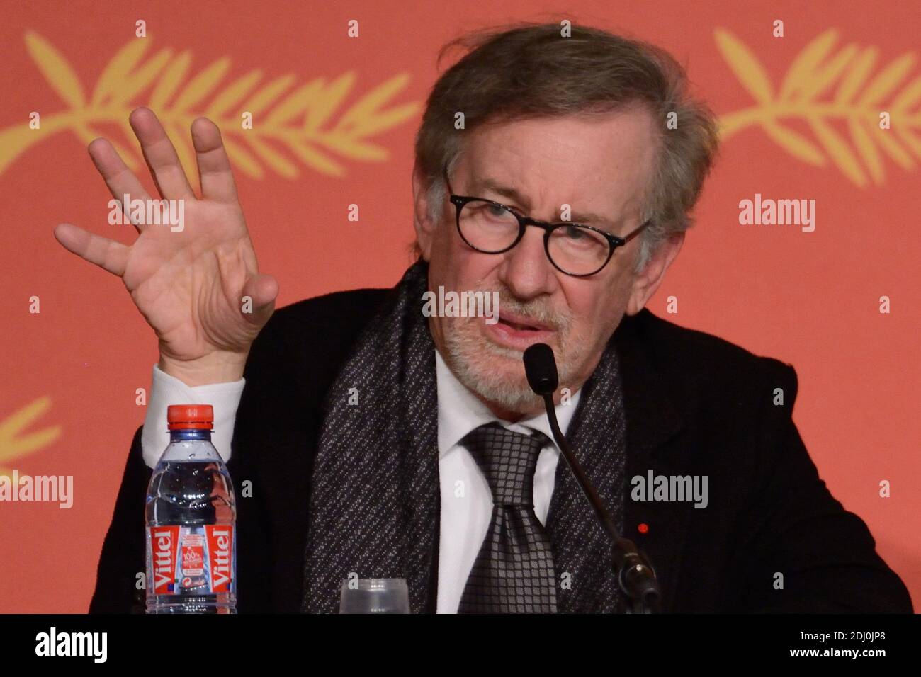 Steven Spielberg attending 'The BFG' Press Conference at the Palais Des ...