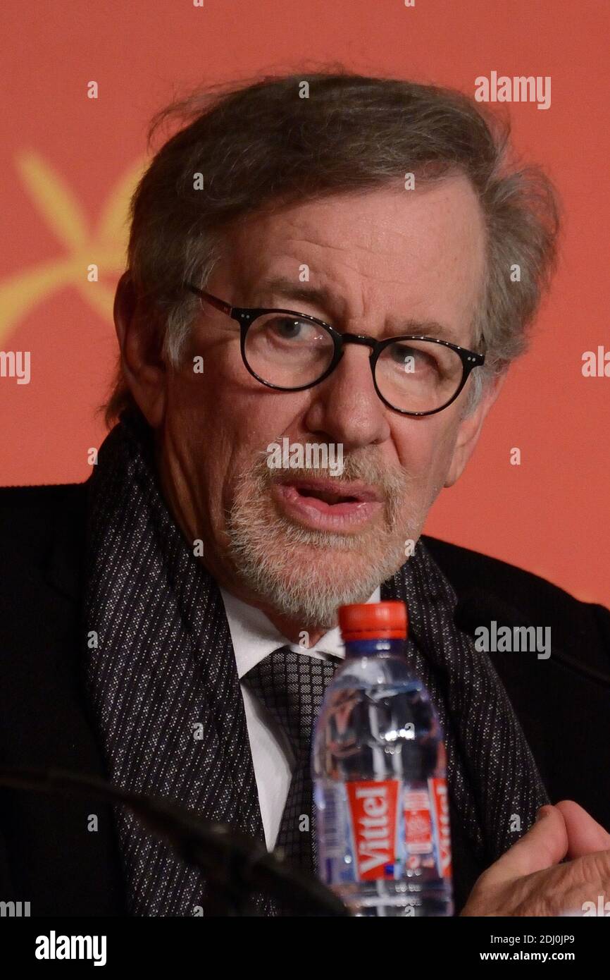 Steven Spielberg attending 'The BFG' Press Conference at the Palais Des ...