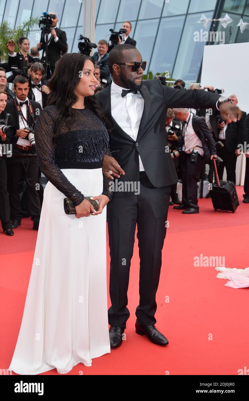 Maitre Gims and girlfriend attending the The BFG screening at the ...