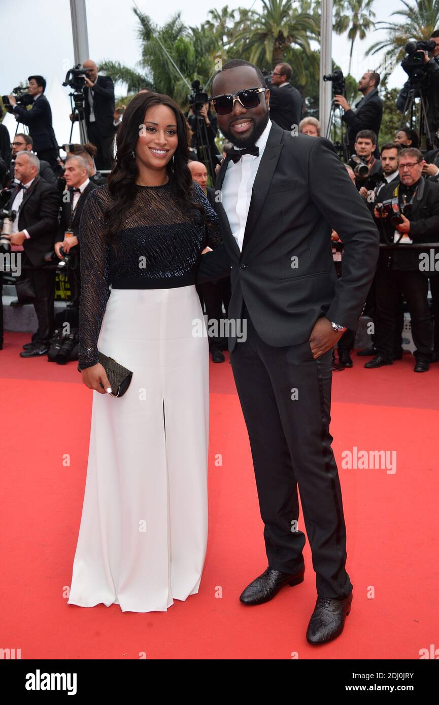 Maitre Gims and girlfriend attending the The BFG screening at the ...