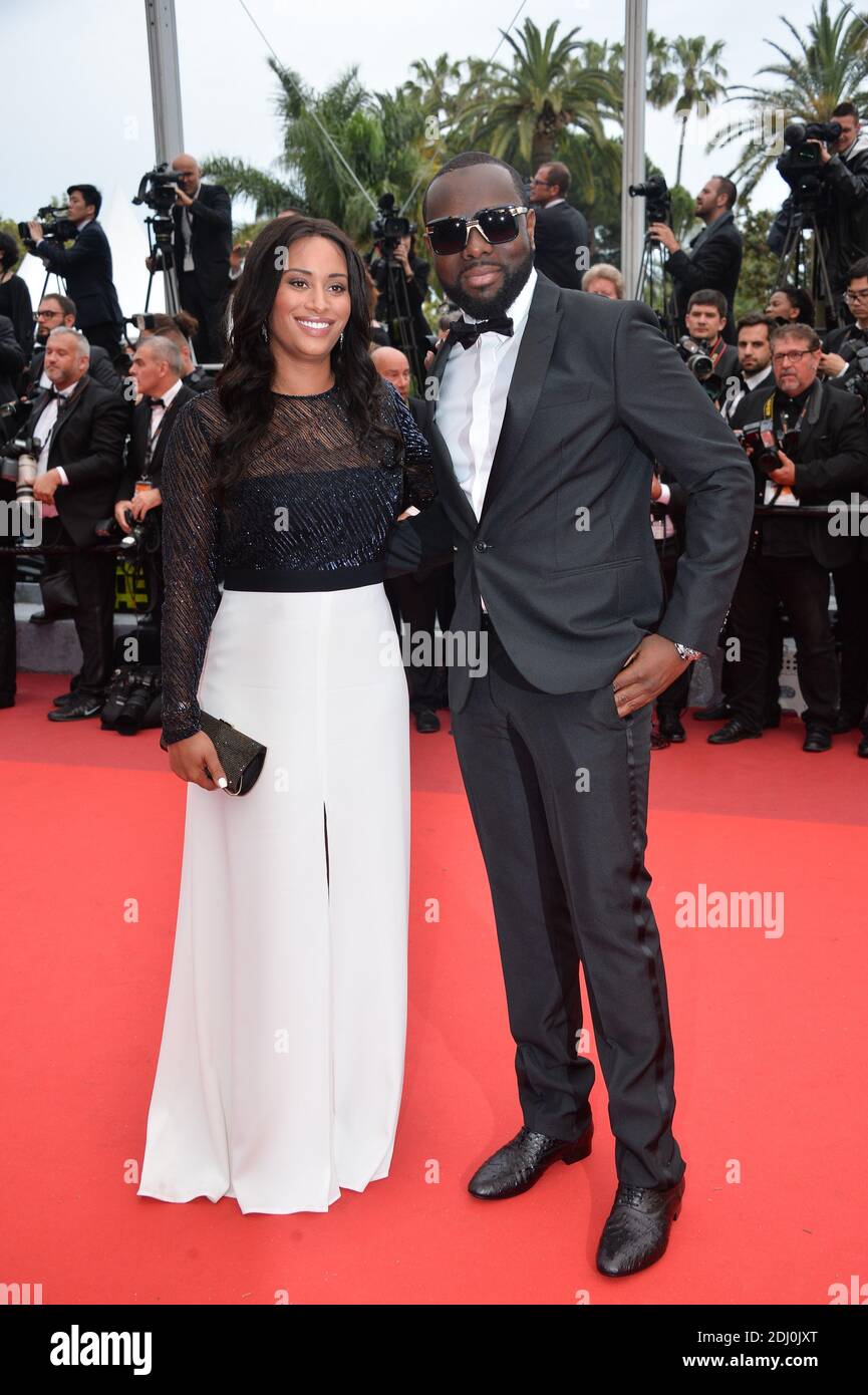 Maitre Gims and girlfriend attending the The BFG screening at the ...