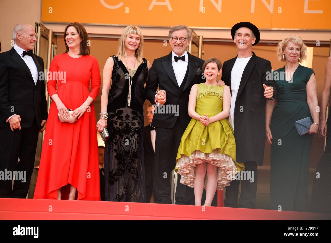 Steven Spielberg, Kate Capshaw, Ruby Barnhill, Rebecca Hall, Penelope ...