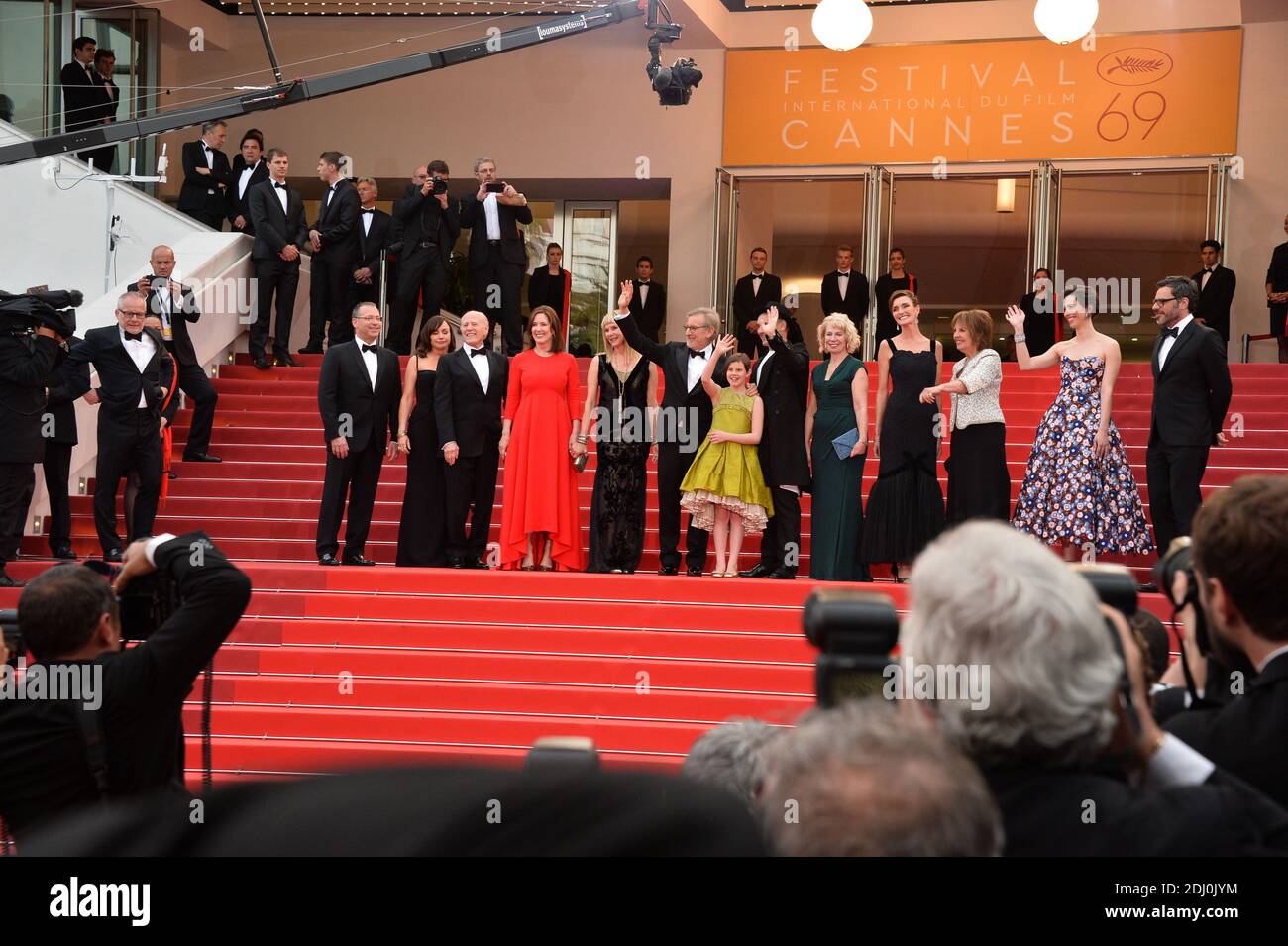 Steven Spielberg, Kate Capshaw, Ruby Barnhill, Rebecca Hall, Penelope ...