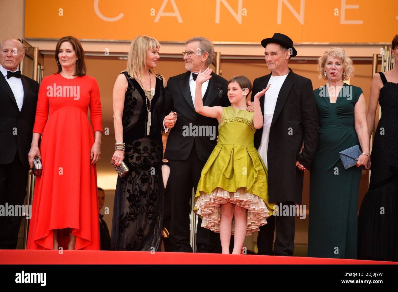 Steven Spielberg, Kate Capshaw, Ruby Barnhill, Rebecca Hall, Penelope ...