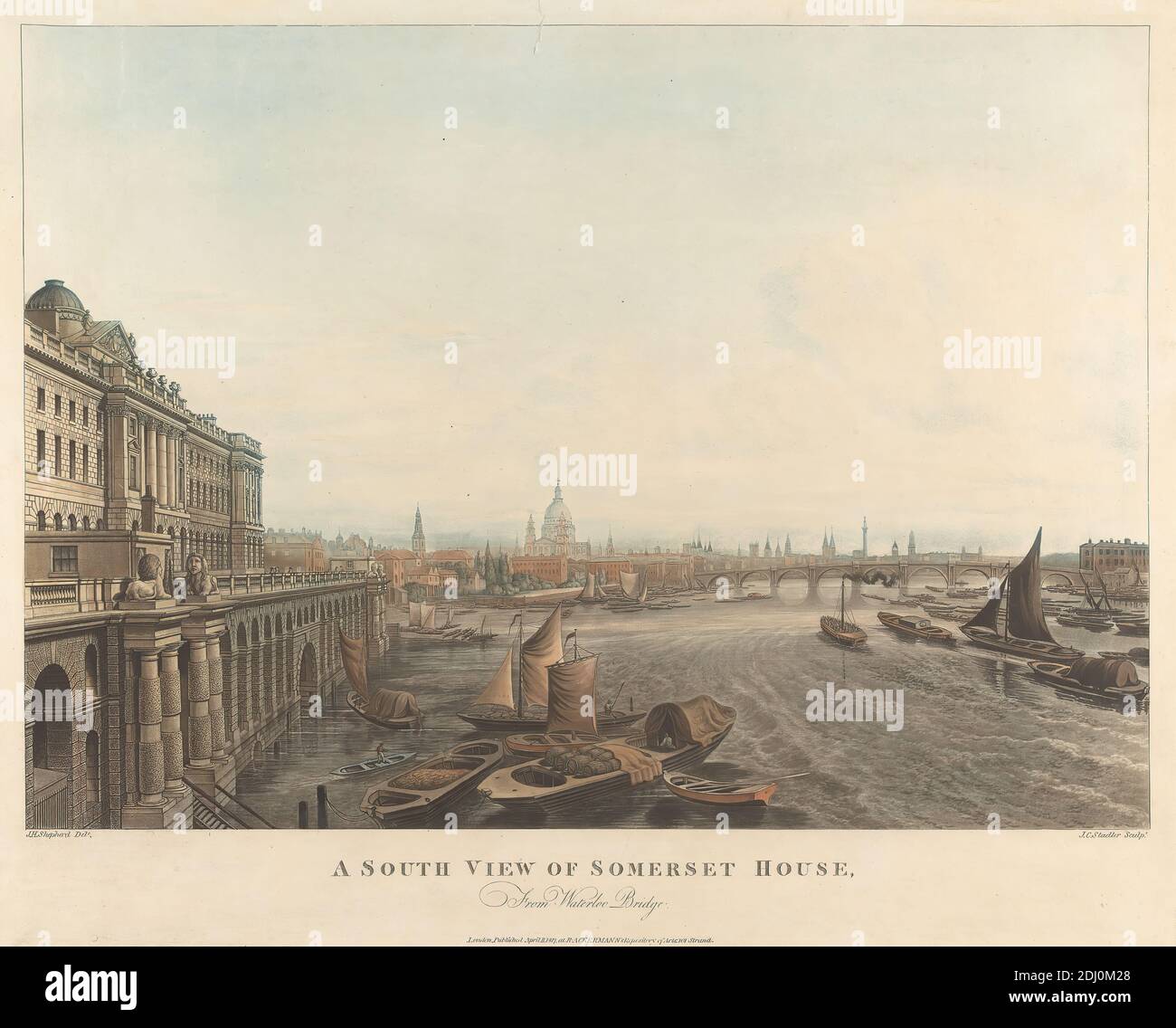 Somerset House From Waterloo Bridge High Resolution Stock Photography ...