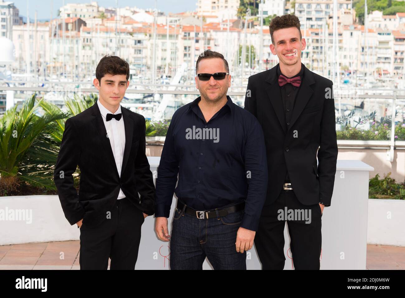Alon Pdut, Noam Imber and Yoav Rotman at a photocall for the film ...