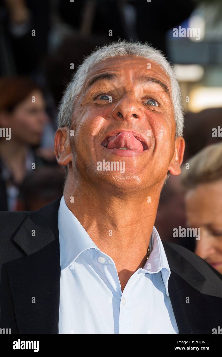 Samy Naceri arriving on the red carpet of 'Mal de pierres' screening ...