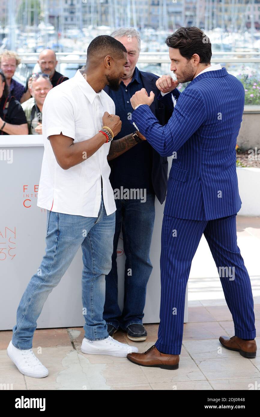 Usher Raymond IV, Robert de Niro and Edgar Ramirez attending the 'Hands ...